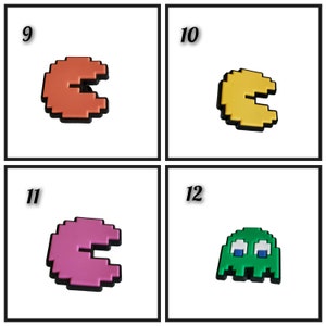 Pacman Charms, Arcade Game Croc Charms, Retro Pac-man Shoe Accessories ...