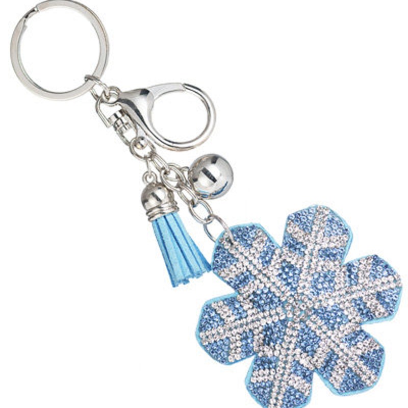 Snowflake Keychain - Etsy