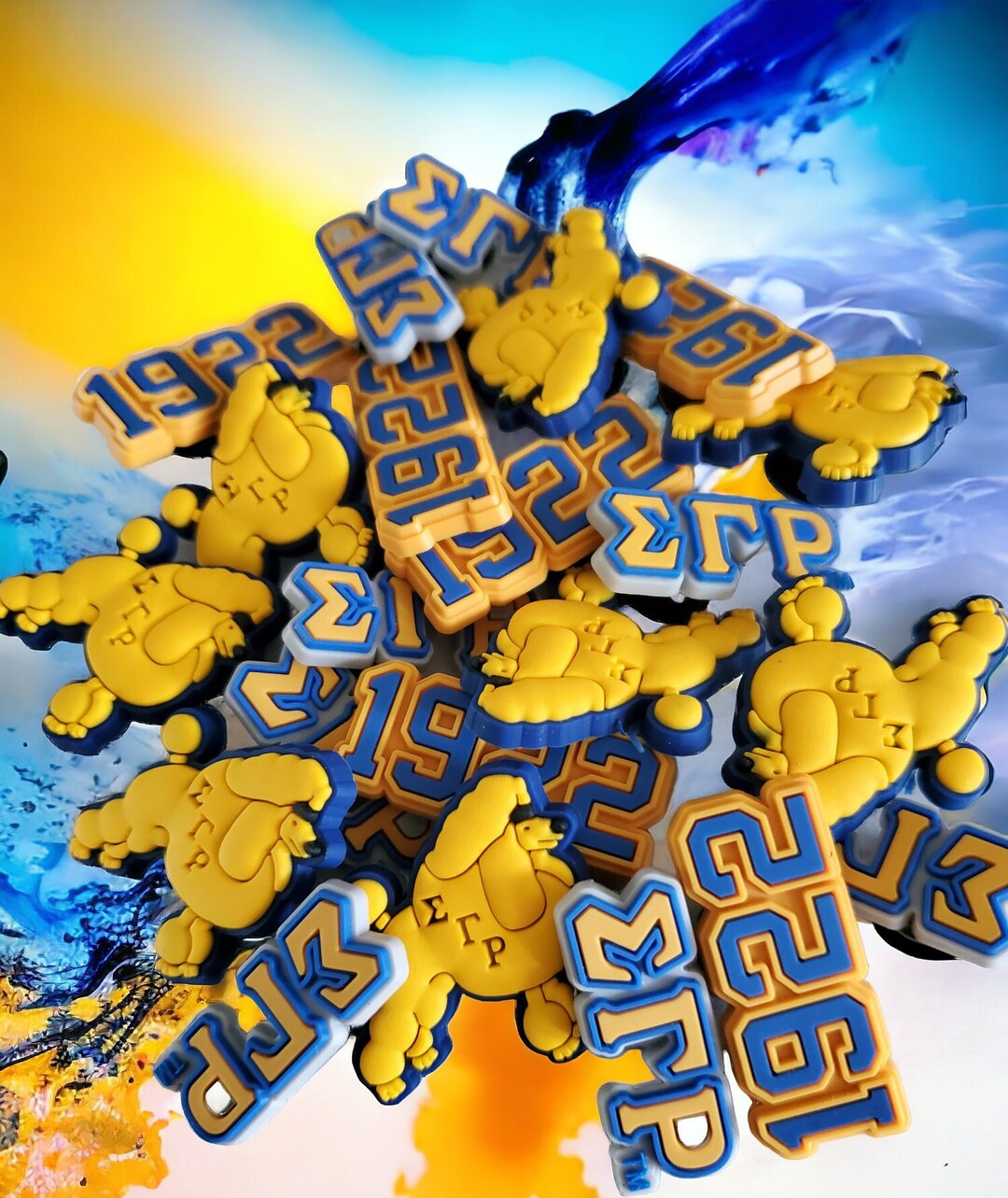 Sigma Gamma Rho Croc Charms - Etsy