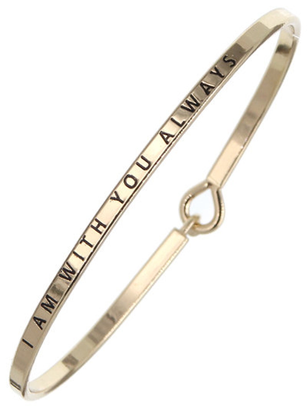 I Am With You Always Inspirational Bracelets, Motivational Bracelets ...