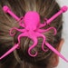 Octopus Hairpin Bun Cover Hair Accessories Cosplay Hair Embellishments ...