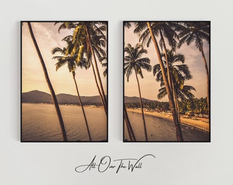 Palm tree art | Etsy