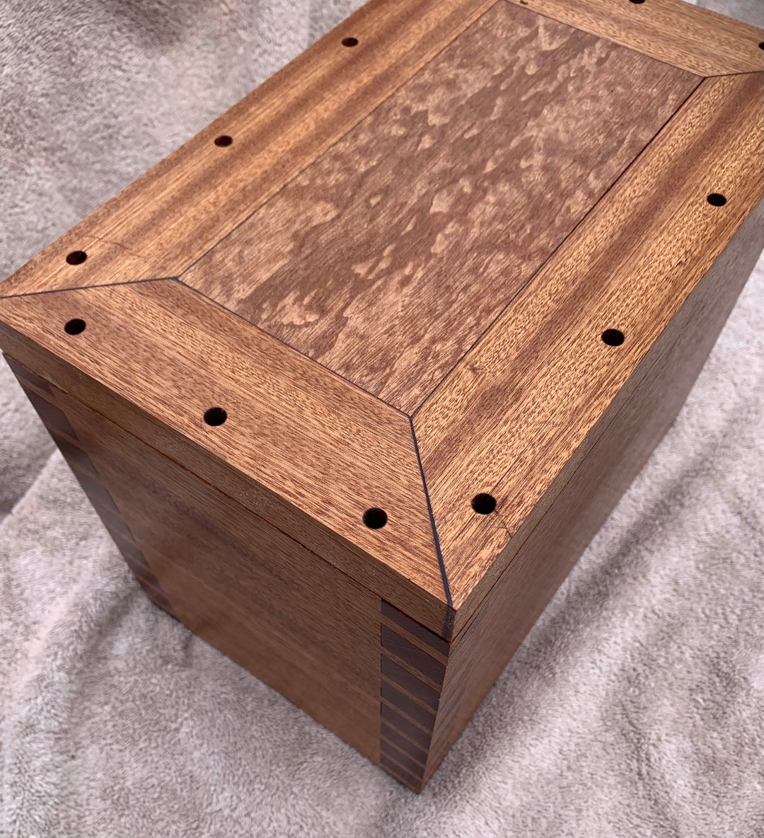 Sapele Memorial Box - Etsy
