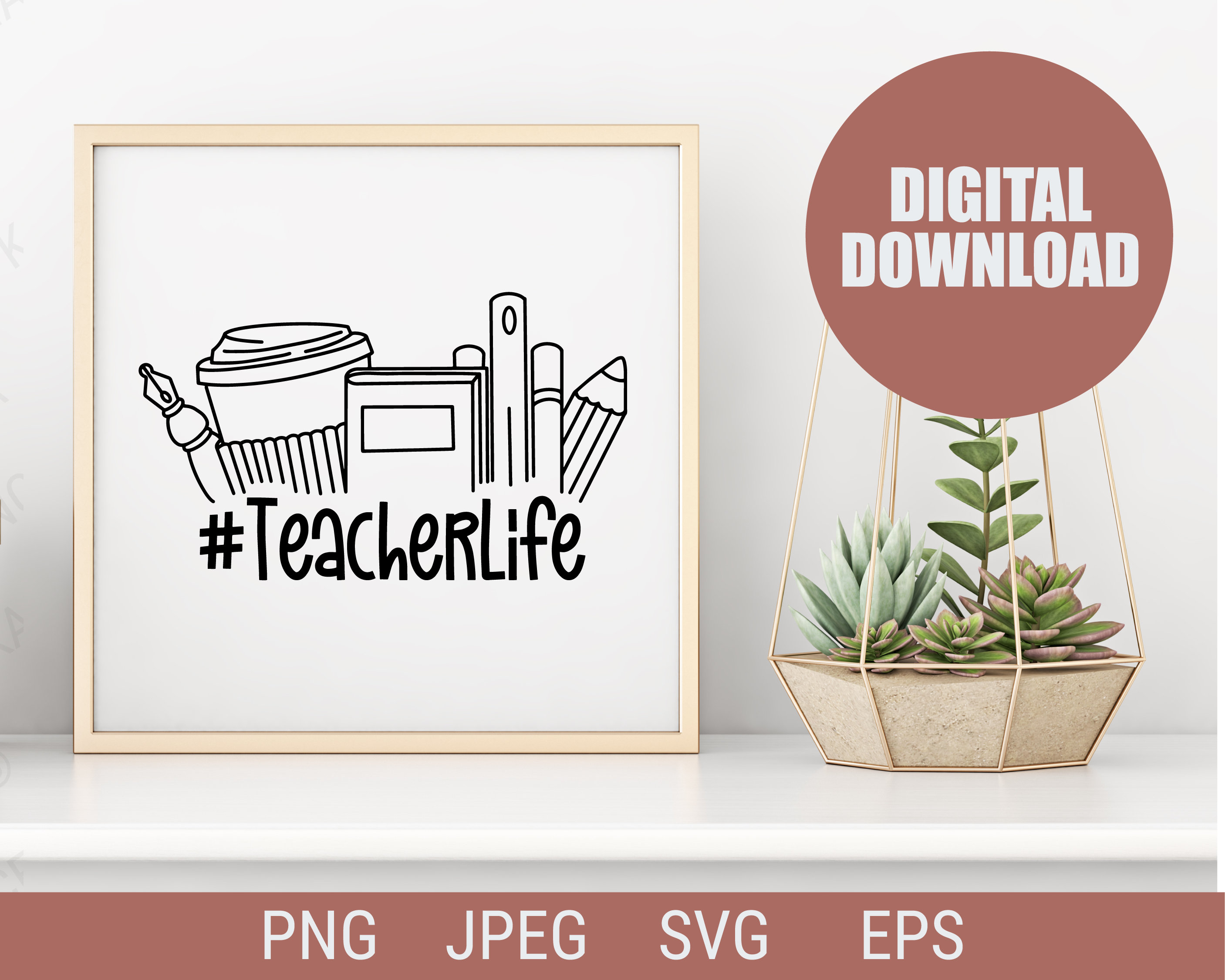 Teacher Life Svg Teacher Life Back to School Teacher Gift Teacher Shirt ...