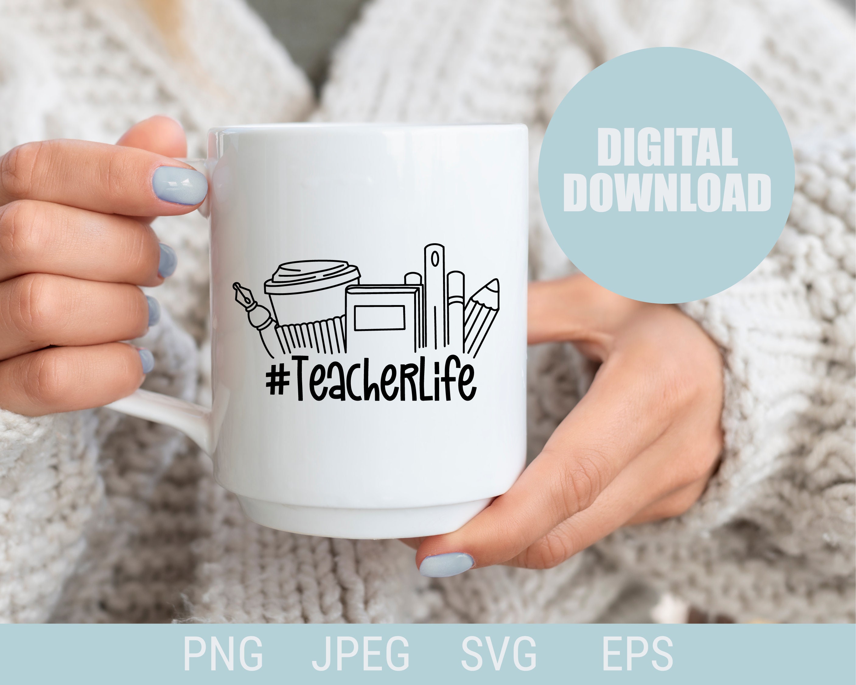 Teacher Life Svg Teacher Life Back to School Teacher Gift Teacher Shirt ...