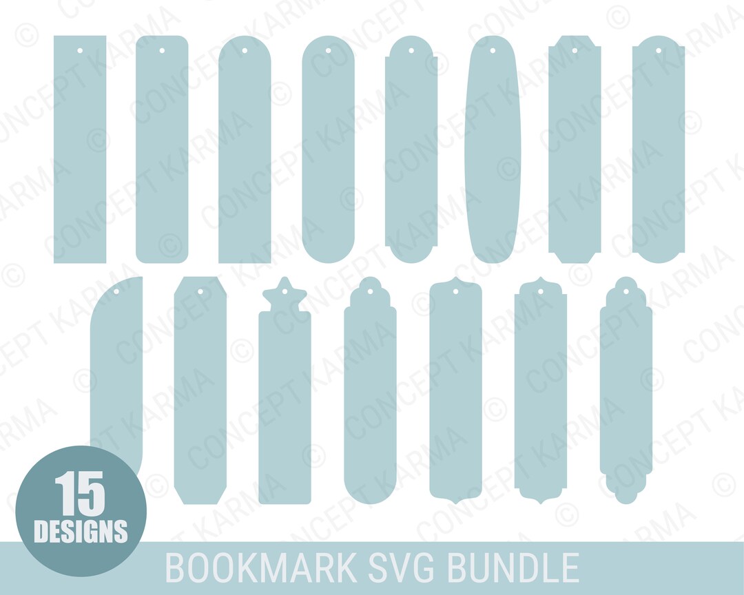 Bookmark Svg Bundle | Bookmark Template | Bookmark Label Tags ...