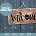 Welcome Sign | Halloween Sign Svg | Spooky Door Sign Svg | Farmhouse ...