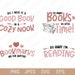 Book Lover Svg Bundle | Vol 2 | Reading Books Svg | Book Worm Svg ...