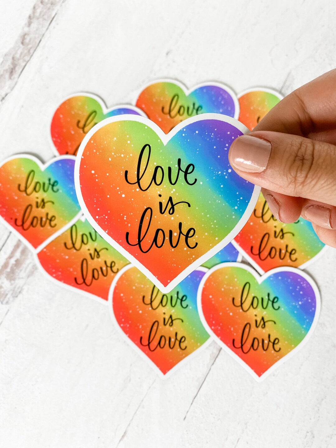Pride Magnet, LGBTQ+ Magnet, Love is Love, Pride Month, Vinyl Pride ...