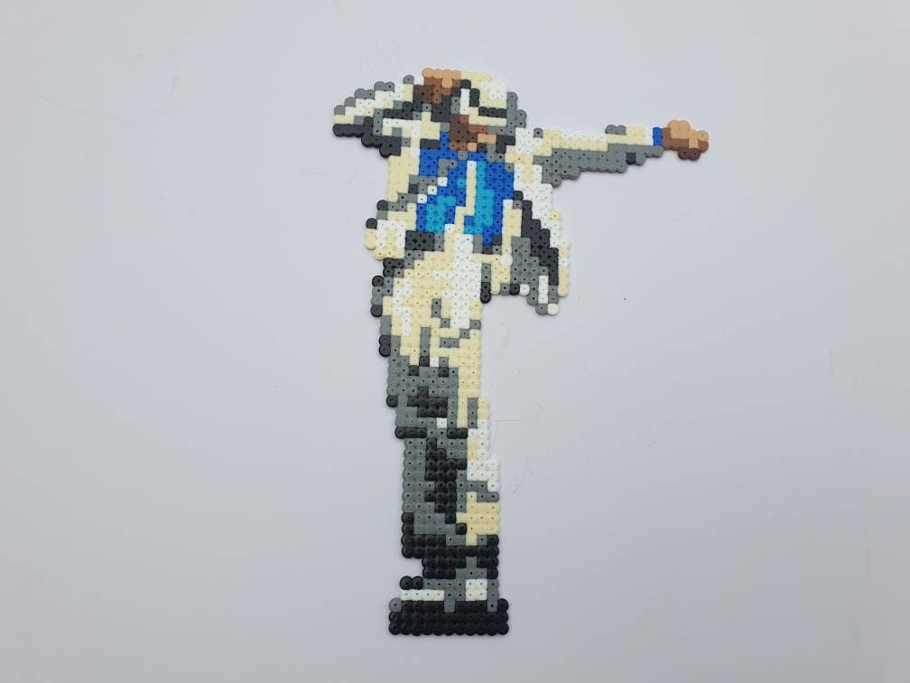 Michael Jackson Moonwalker Pixel Bead Art | Etsy