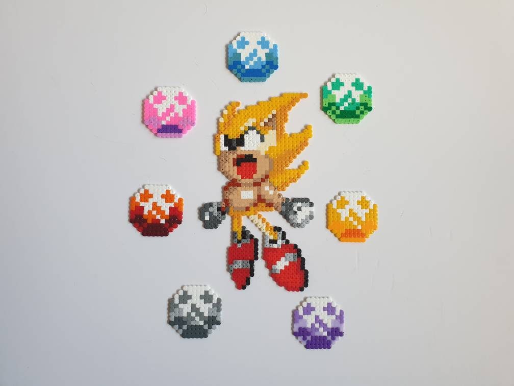 Super Sonic Bead Art | Etsy