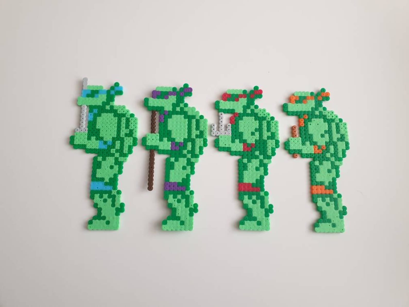Teenage Mutant Ninja Turtles NES Pixel Bead Art - Etsy UK