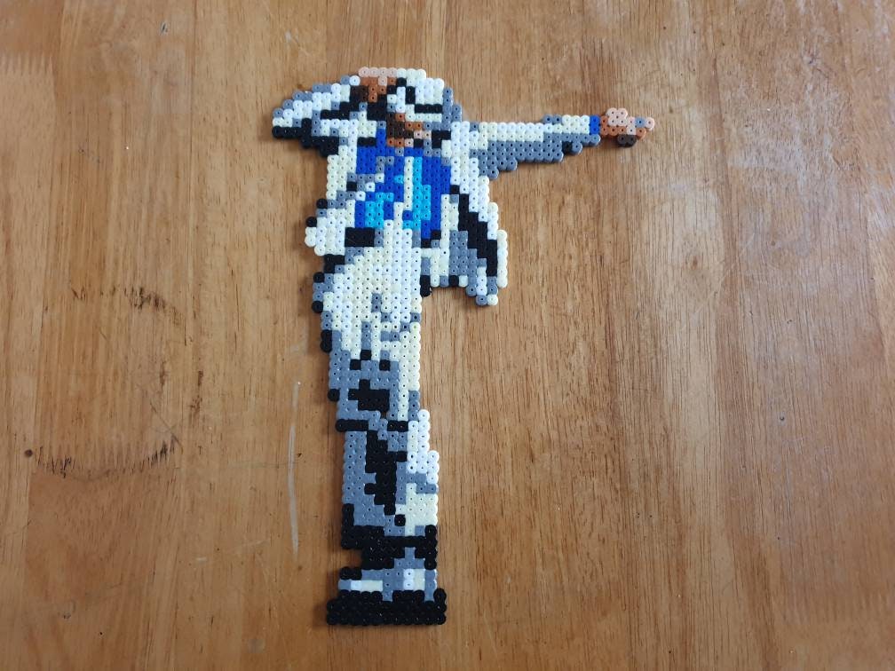 Michael Jackson Moonwalker Pixel Bead Art | Etsy