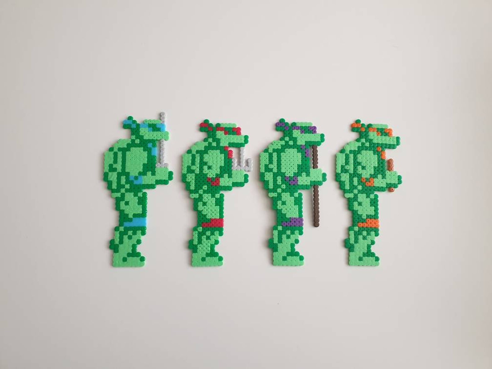 Teenage Mutant Ninja Turtles NES Pixel Bead Art | Etsy