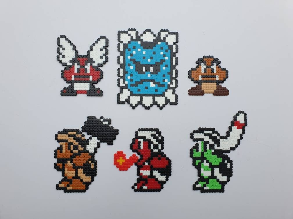 Super Mario Bros 3 Bead Art - Etsy