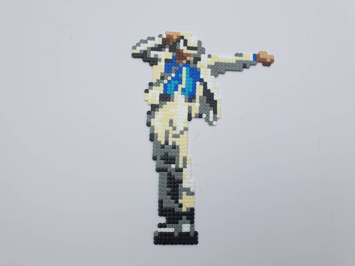 Michael Jackson Moonwalker Pixel Bead Art | Etsy