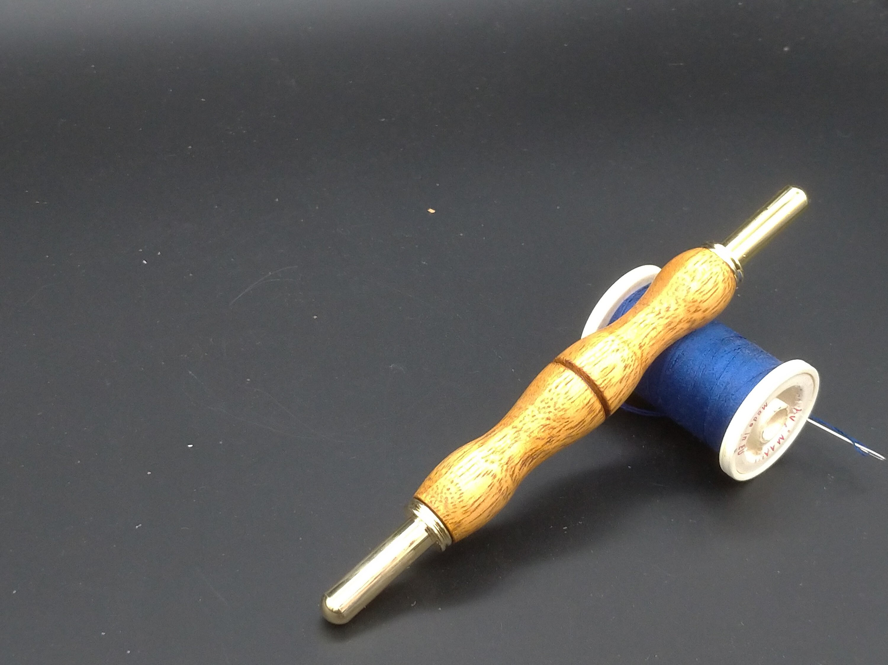 A Gold Plated Double Ended Seam Ripper With Emeri Wood Handle | Etsy