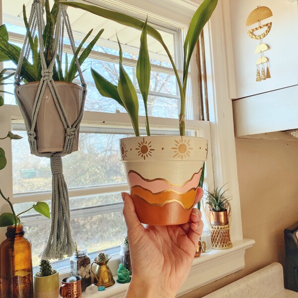Boho Planter - Etsy