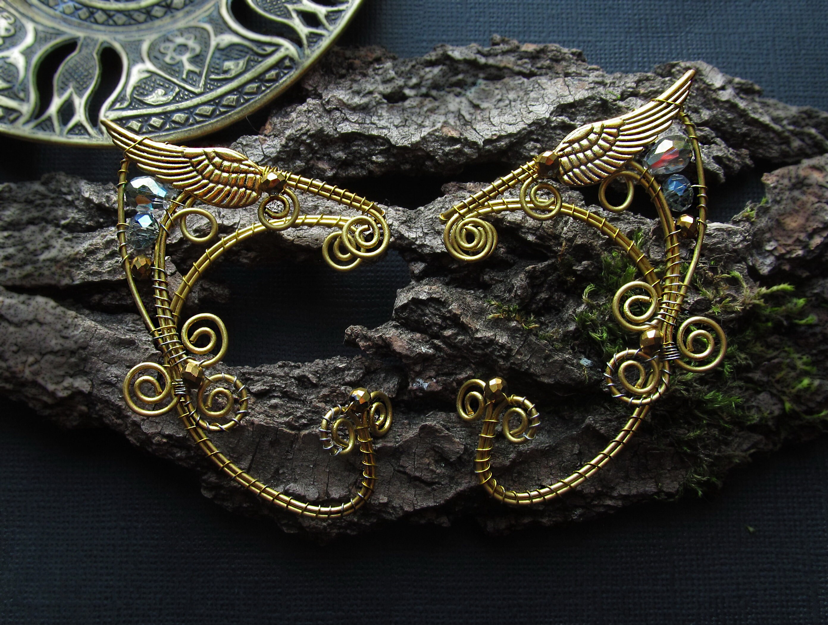 Wings Ear Cuffs Elf Ear Cuff Gold Ear Cuff Elven Ears Elf Earrings Cuff ...