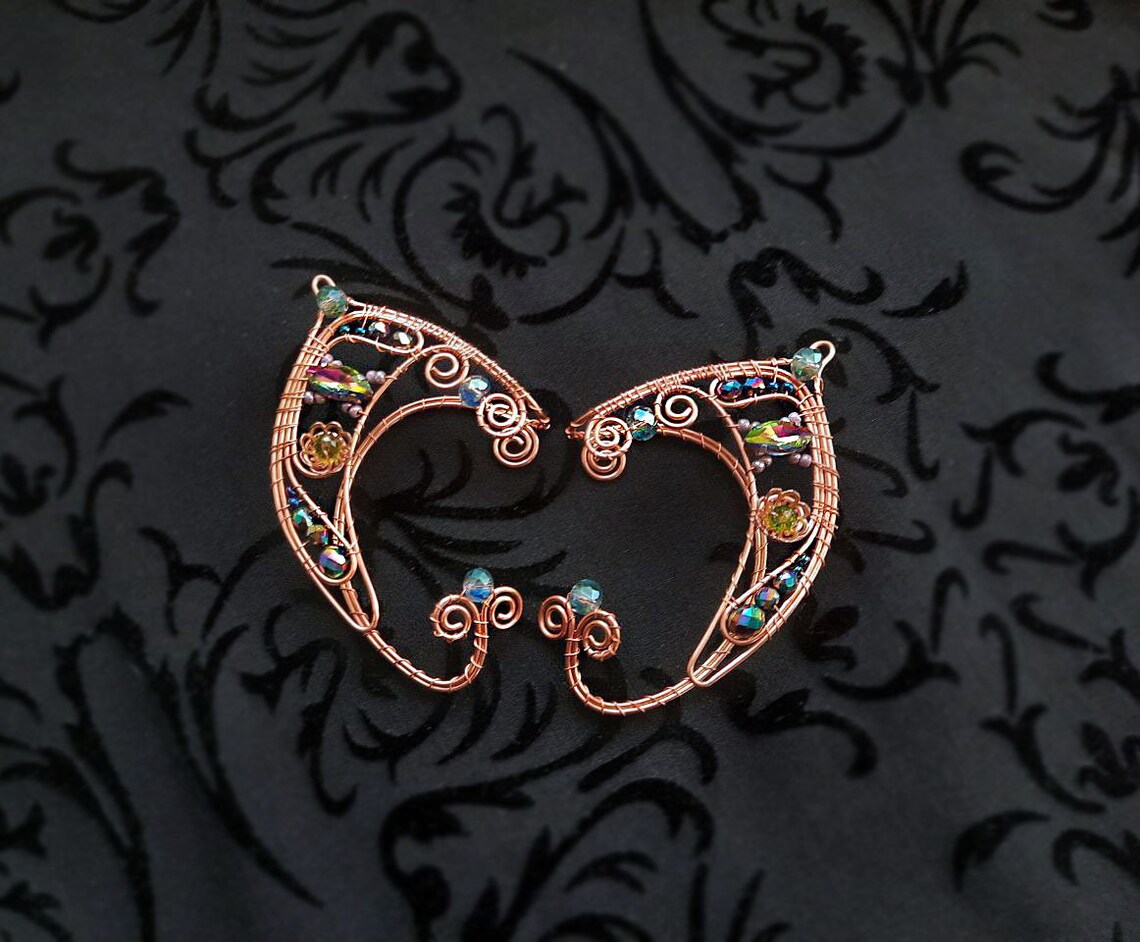 Tiara Elven Tiara Diadem Elvish Tiara Rose Gold Tiara Elven Diadem ...