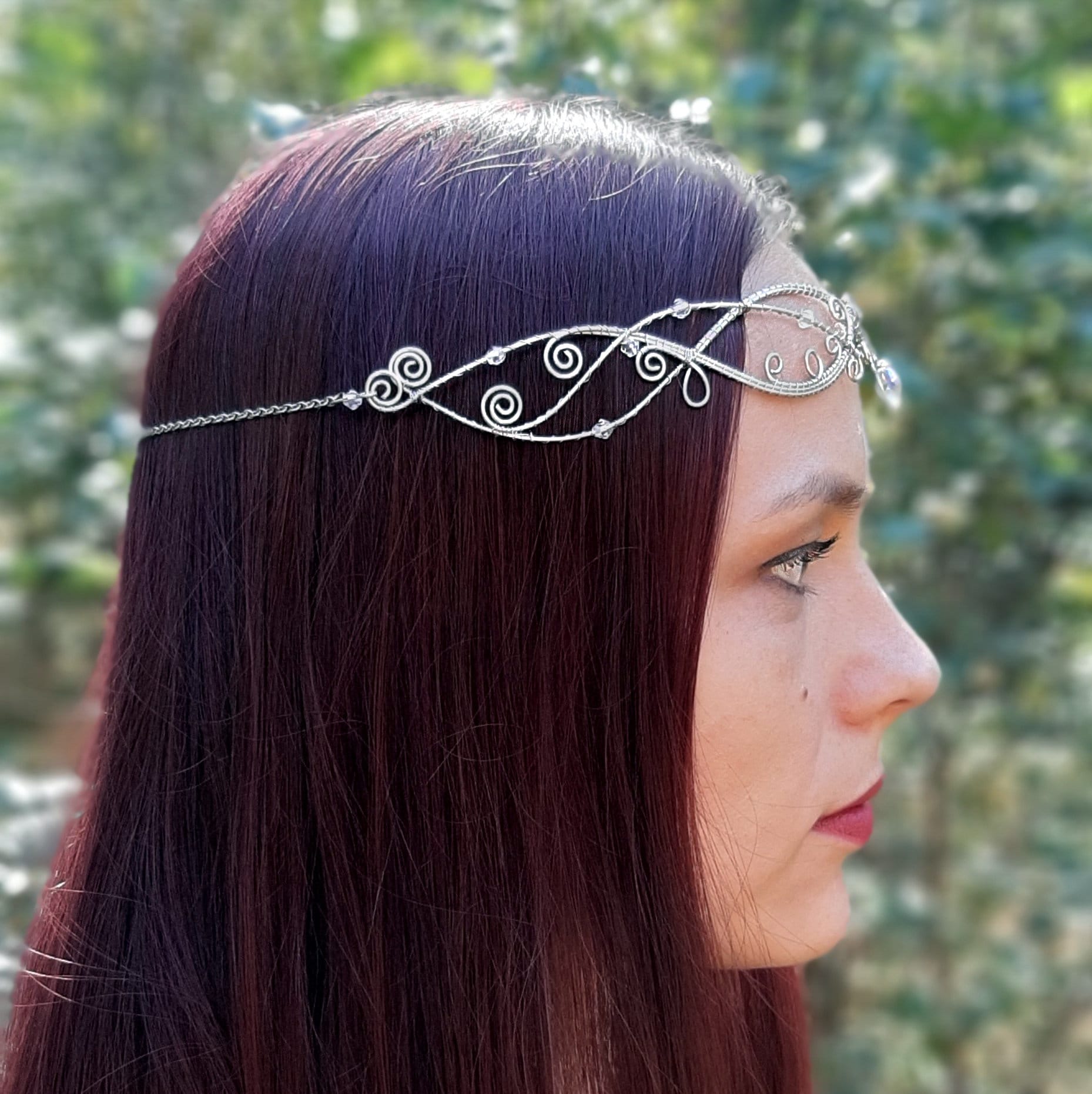 Tiara Elven Tiara Diadem Elvish Tiara Wedding Tiara Elven | Etsy