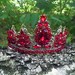 Red Crown Red Tiara Red Diadem Crystal Crown Wedding Crown - Etsy