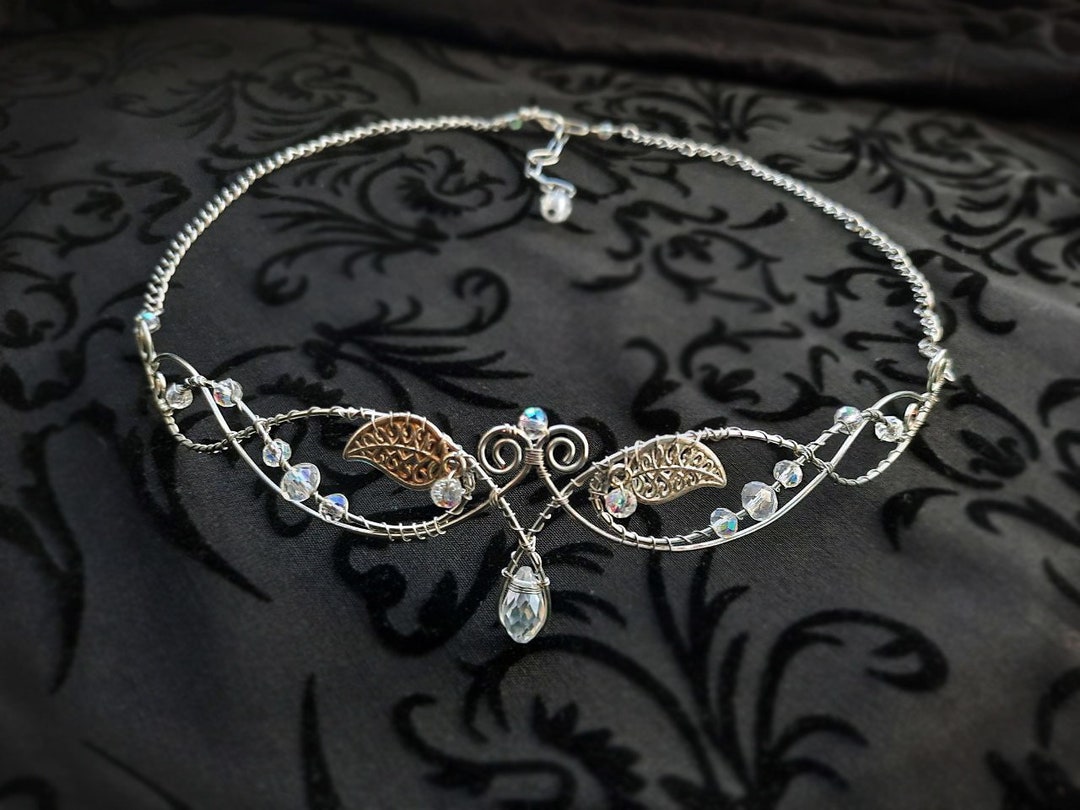 Tiara Elven Tiara Diadem Elvish Tiara Wedding Tiara Elven Diadem Elven ...