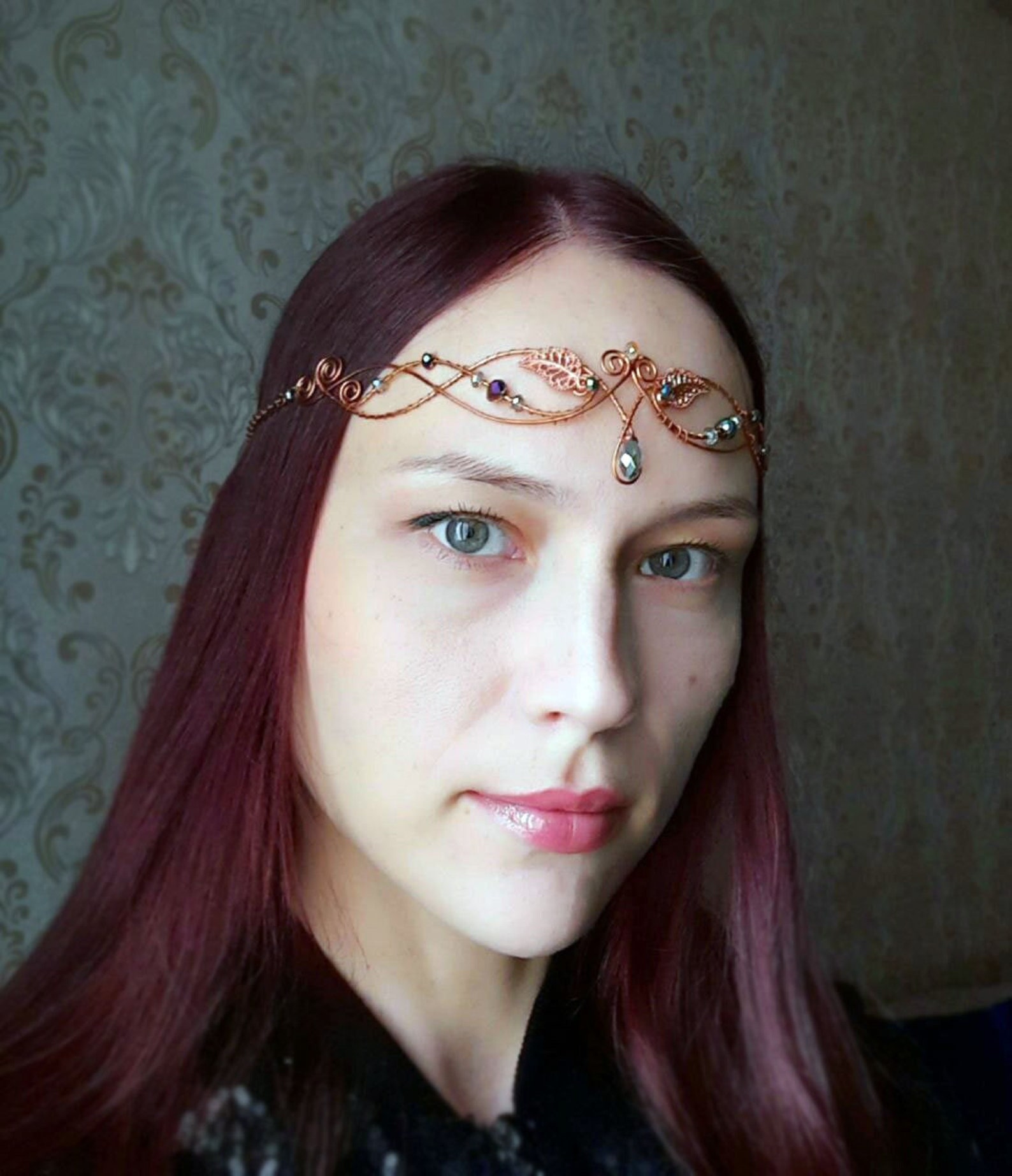 Tiara Elven Tiara Diadem Elvish Tiara Wedding Tiara Elven Diadem Elven ...