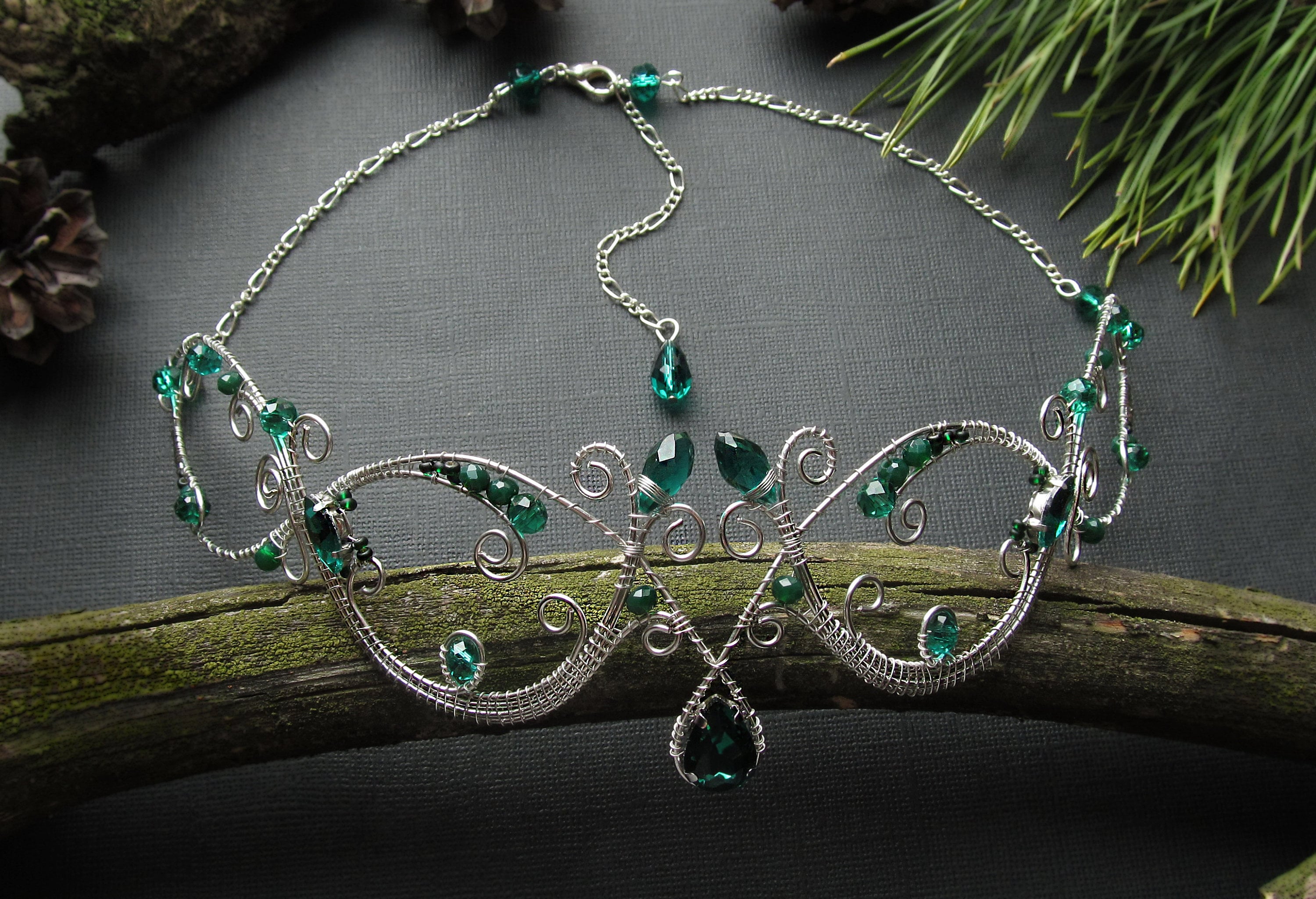 Tiara Elven Tiara Diadem Elvish Tiara Wedding Tiara Elven Diadem Elven ...