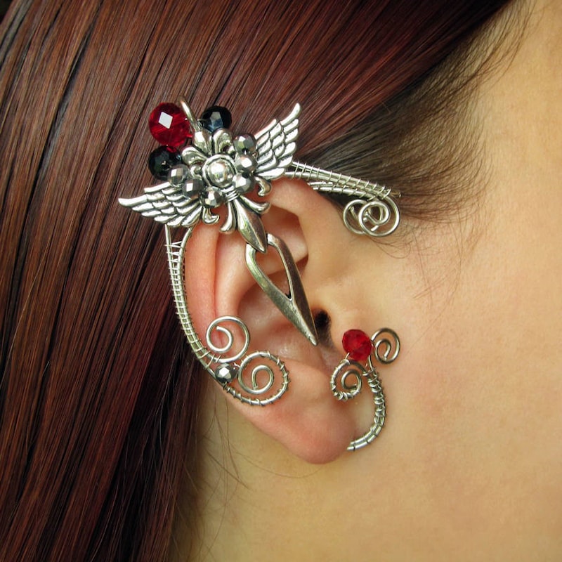 Cross Ear Cuff - Etsy