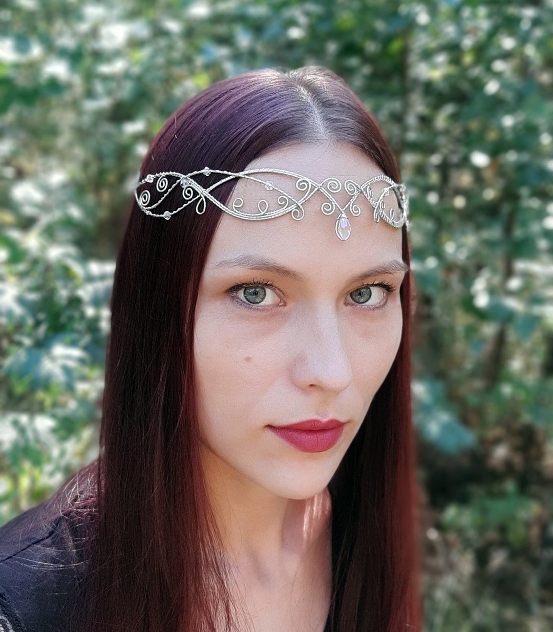Tiara Elven Tiara Diadem Elvish Tiara Wedding Tiara Elven Diadem Elven ...