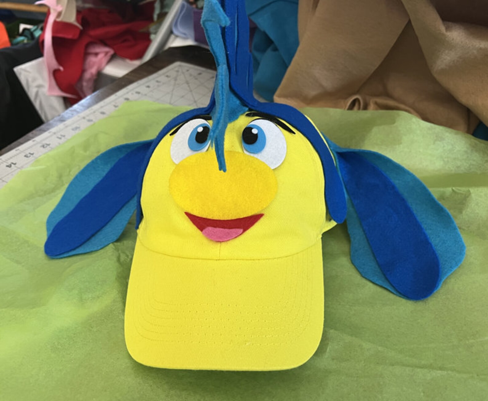 Flounder Fish Hat, Ariel Sidekick, Guppy Hat, Kids Hat, Easy Halloween ...