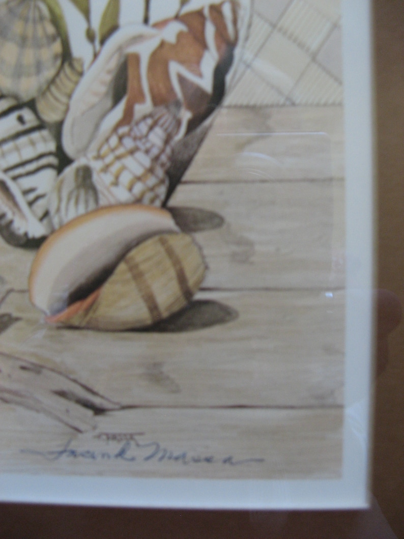 PAIR of Seaside Themed Still Life Prints by Artist Frank Massa - Etsy