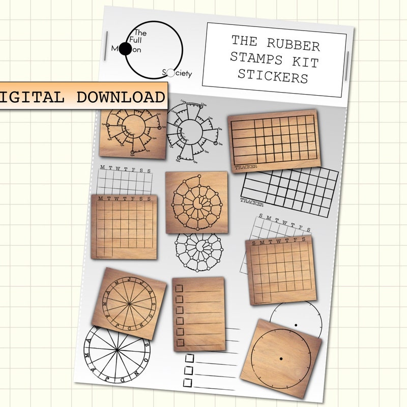 Digital Stamps - Etsy