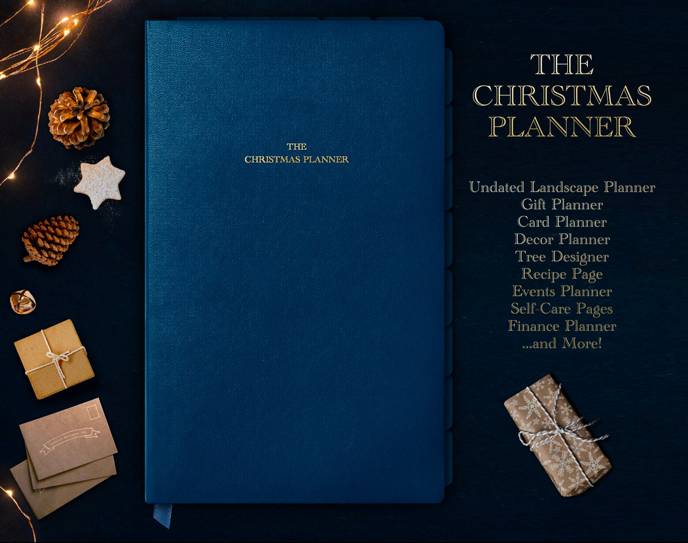 The Christmas Planner Digital Festive Planner Undated | Etsy