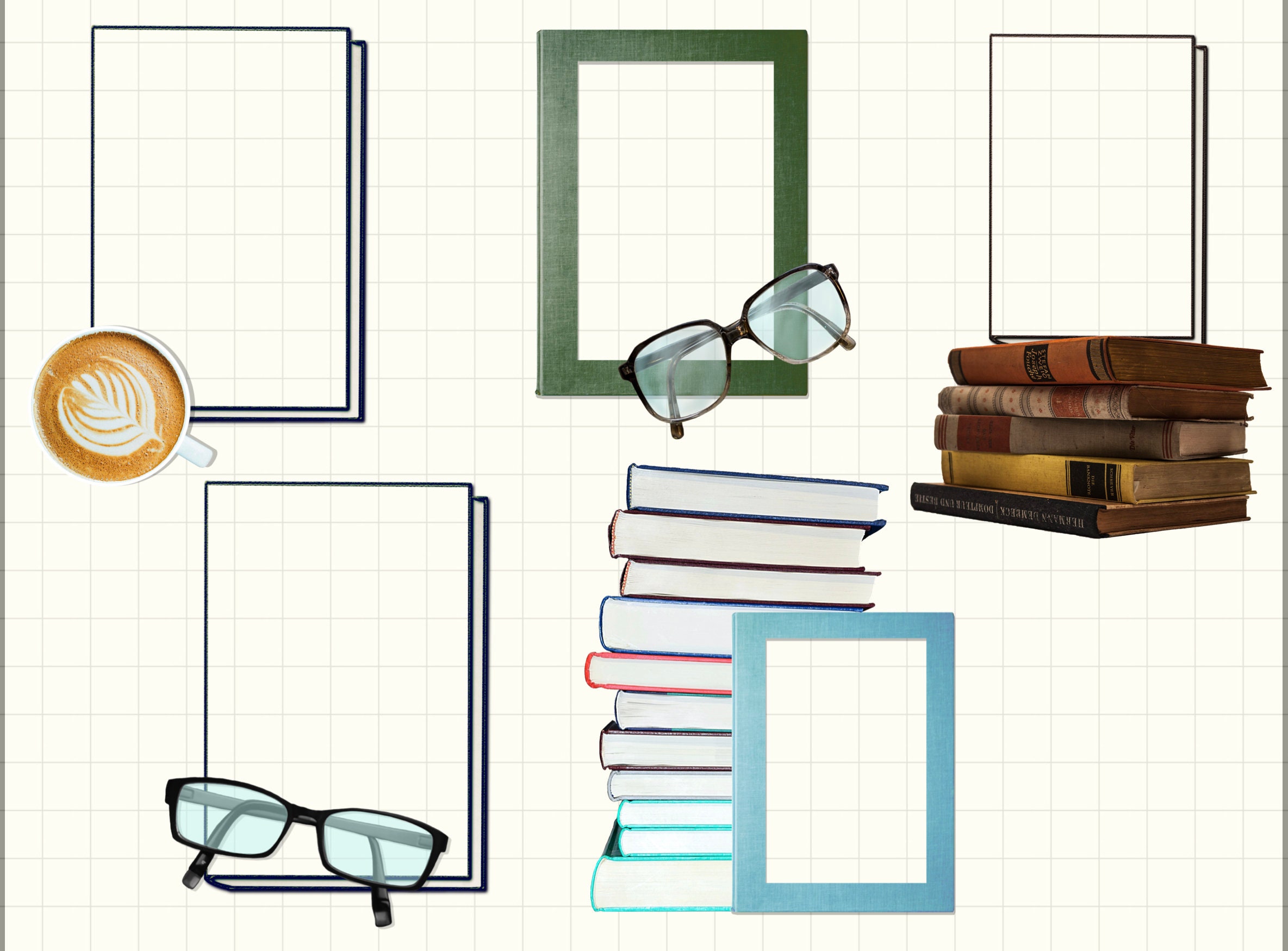 MEMORY KEEPERS! Put-in-able BOOKS Digital Stickers! for Digital ...