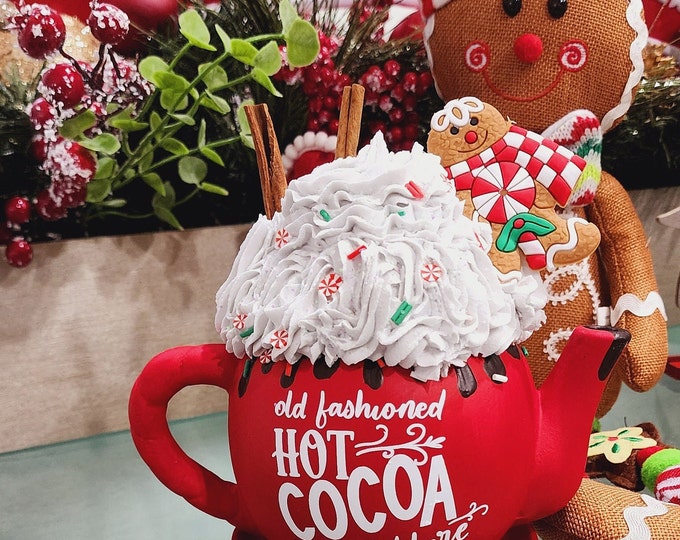 Gingerbread Ceramic Tea Pot, Gingerbread Ceramic Mini Pot / Christmas ...