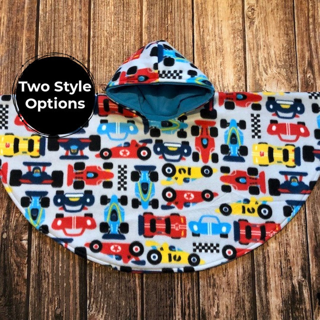 Car Seat Poncho Boy - Fleece Car Seat Poncho - Toddler Hooded Poncho ...