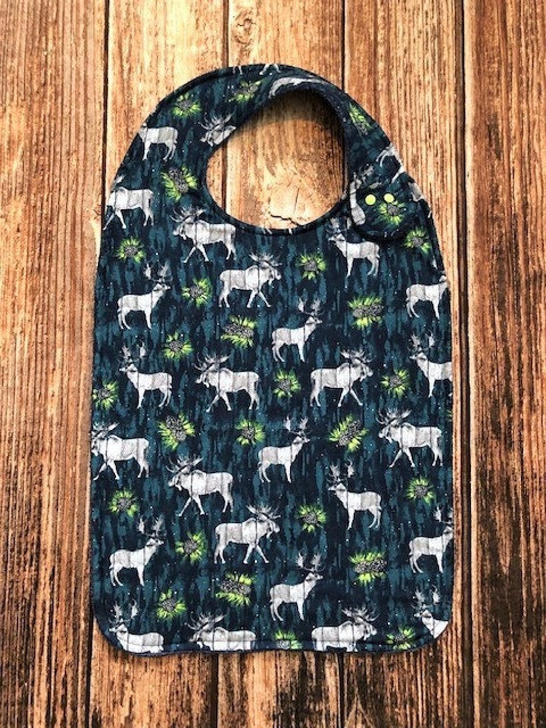 Adult Bib for Man - Special Needs Bib - Bib for Senior - Terry Cloth ...