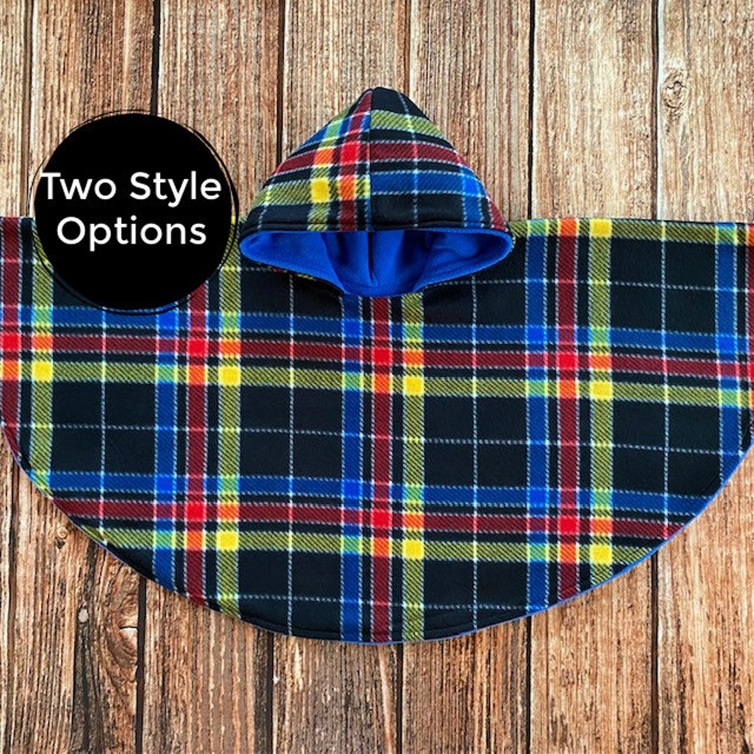 Reversible Fleece Car Seat Poncho - Toddler & Child Hooded Blanket ...