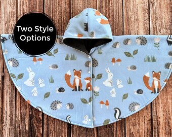 Car Seat Poncho Boy Fleece Car Seat Poncho Toddler Hooded Poncho Child ...