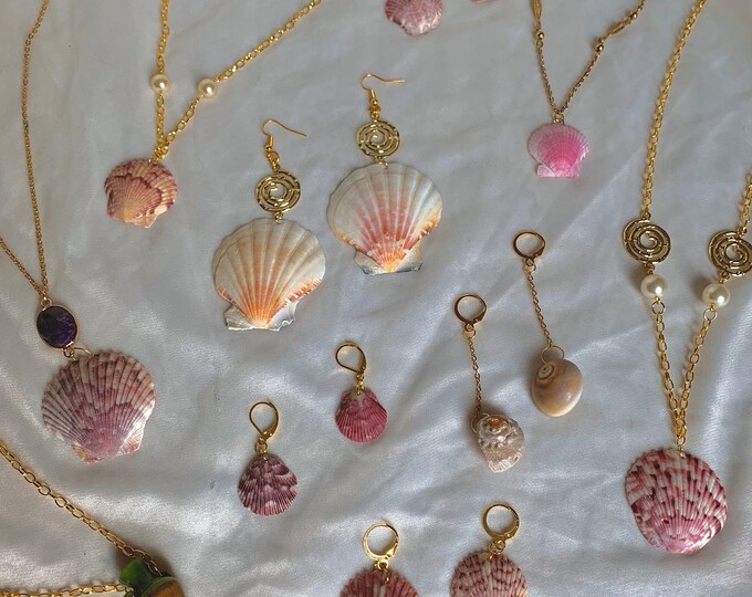 Venus/aphrodite Seashell Gold Jewelry | Etsy