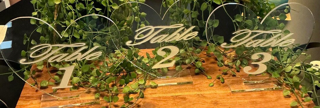 Restaurant Table Numbers 1-10 Set, Cafe Numbers, Wedding Table Number ...