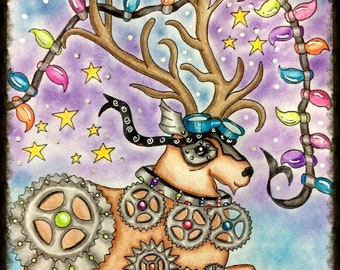 Steam Punk Coloring - Etsy