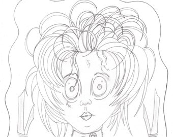 Edward Scissorhands Coloring Pages