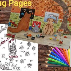 2 Printable Coloring Pages of Bright Futures and - Etsy