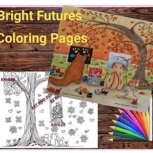 2 Printable Coloring Pages of " Bright Futures and Mother's Love ...