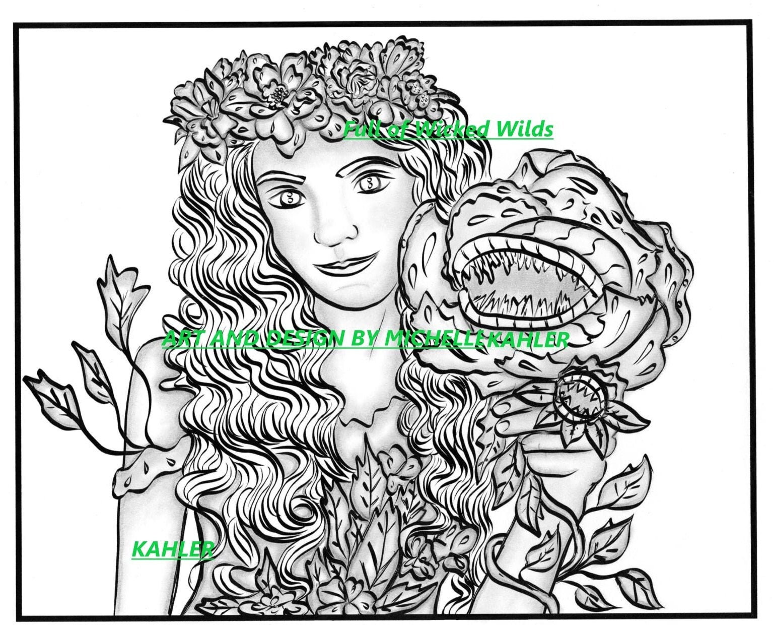 Poison Sign Coloring Page