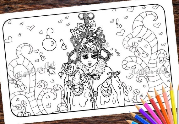 Cindy Lou Who Coloring Pages