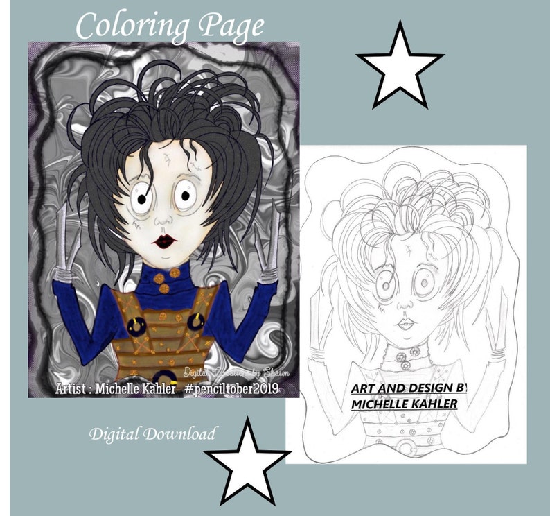 Coloring Page of Edward . Printable. - Etsy